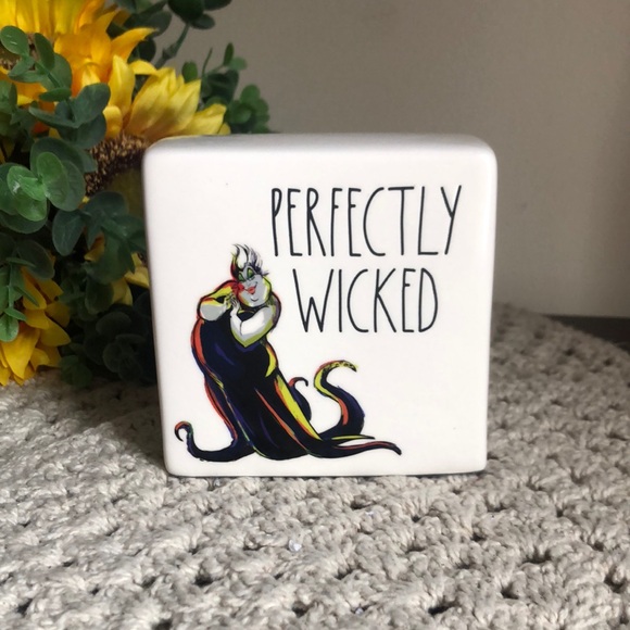 Rae Dunn | Accents | Perfectly Wicked Ceramic Tabletop Desk Sign Ursula ...